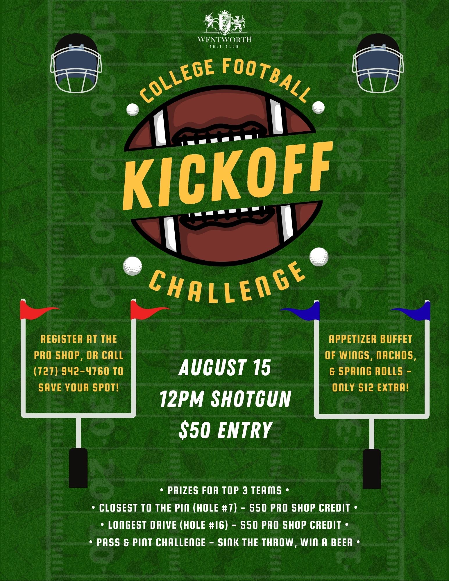 Kick Off Football Season at the College Football Kickoff Challenge ...